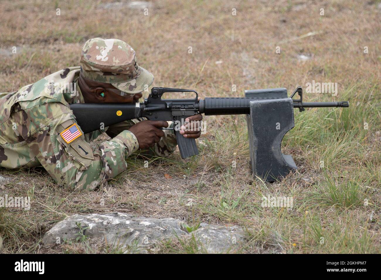 U.S Army Master Sgt. Roger Hamilton, with the Headquarters and ...