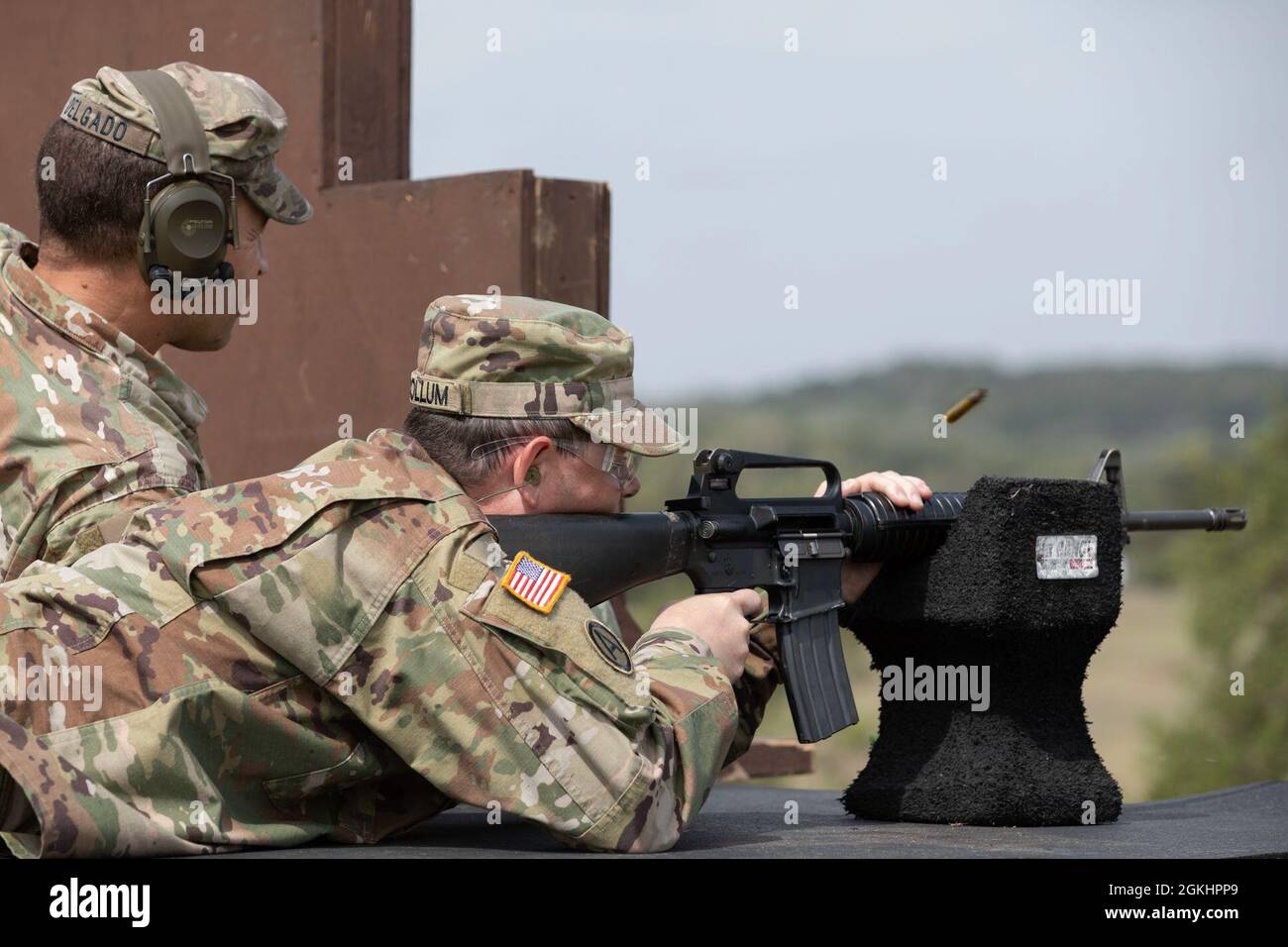 U.S Army Sgt. 1st Class Matthew McCollum, with the Headquarters and ...