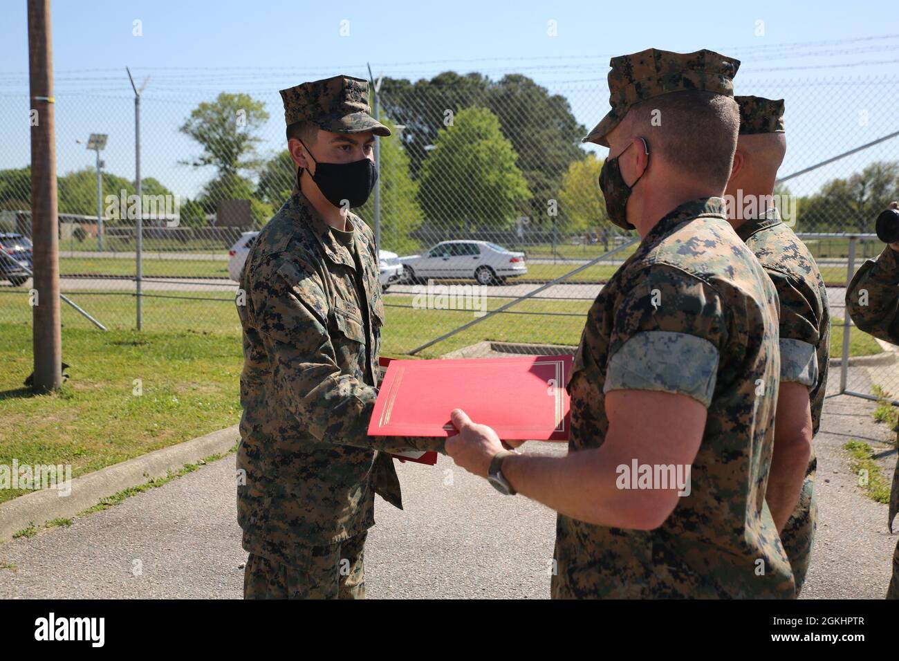 U.S. Marine Corps Corporal Hunter Veller, a Marine Air-Ground Task ...