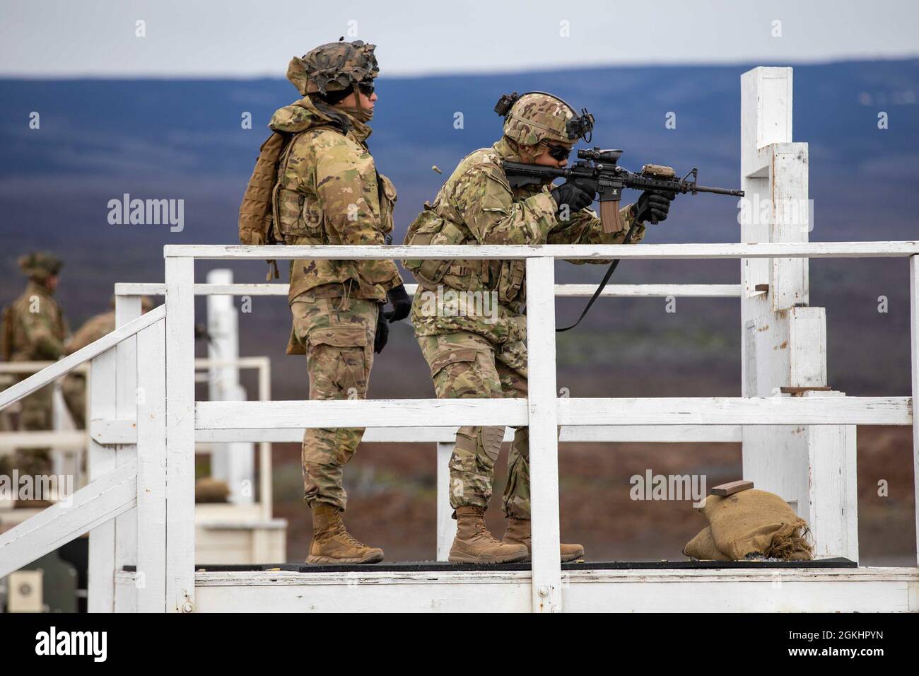 Soldiers assigned to 2nd Battalion, 35th Infantry Regiment, 3rd ...