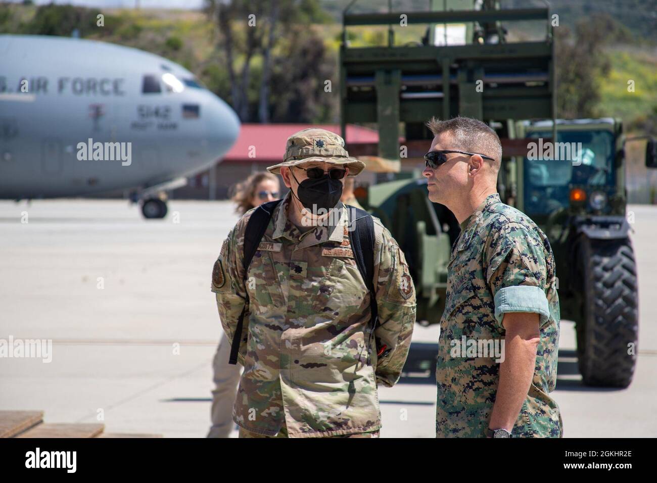 U.S. Marine Col. Tim Anderson, the commanding officer of Marine Corps ...