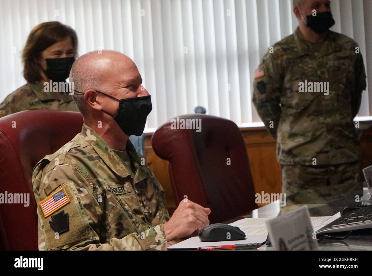 Maj. Gen. Mark J. Schindler, acting adjutant general of Pennsylvania ...