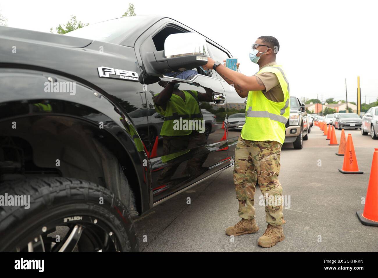 U.S. Air Force Senior Airman Myles J. Arrick, a firefighter, with the ...
