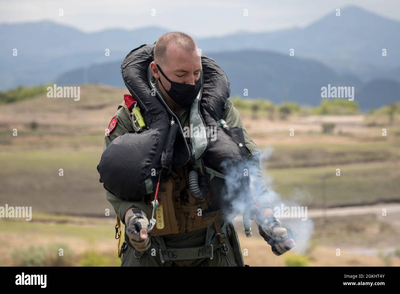 U.S. Marine Corps Capt. Nicholas Rowell, a pilot with Marine Fighter ...