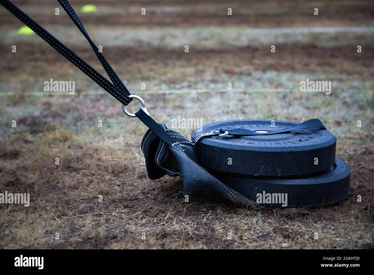 Two 45 pound plates are used for the drag portion of the Sprint, Drag ...