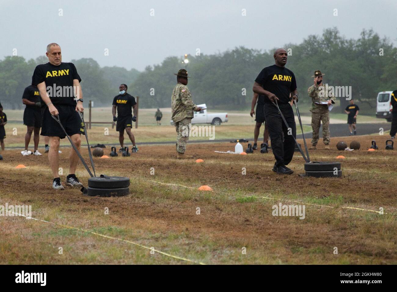 U.S. Army Soldiers Sgt. Maj. Christopher Luchsinger and Master Sgt ...