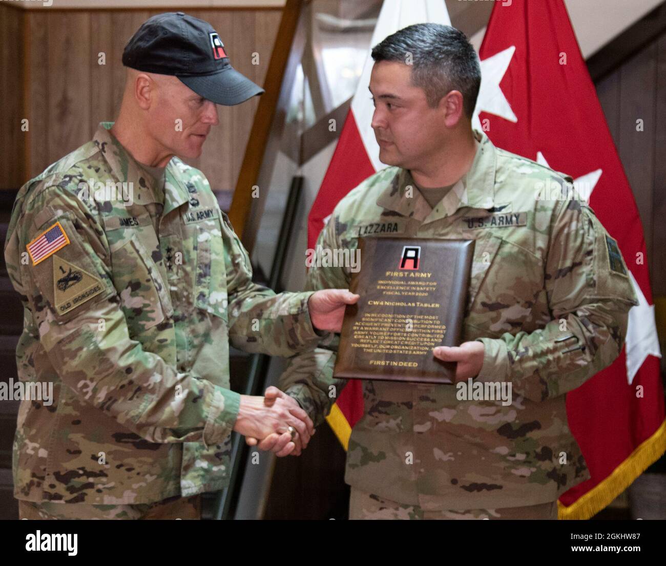 U.S. Army Lt. Gen. Thomas S. James, Jr., First Army commanding general ...
