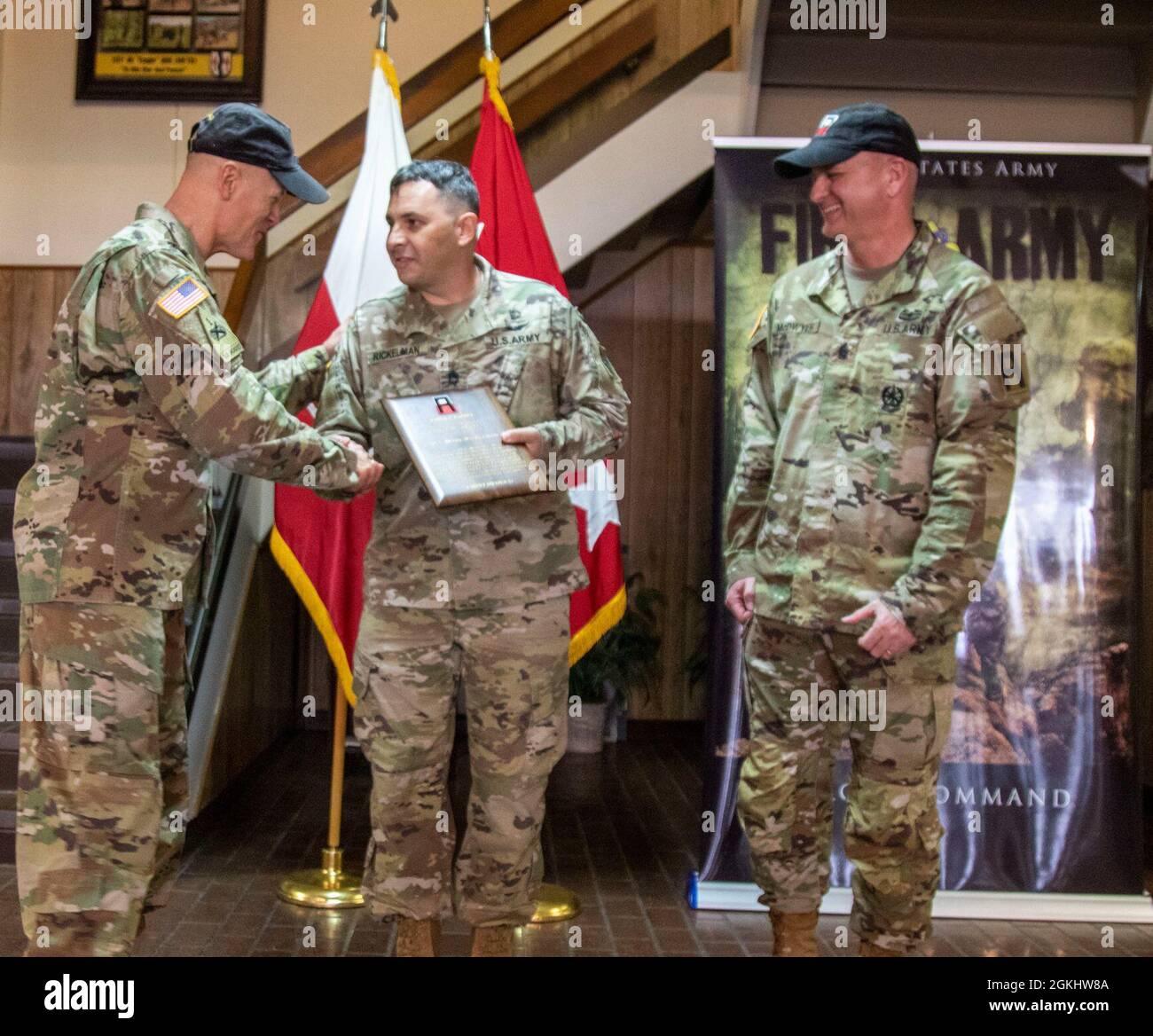 U.S. Army Lt. Gen. Thomas S. James, Jr., First Army commanding general ...