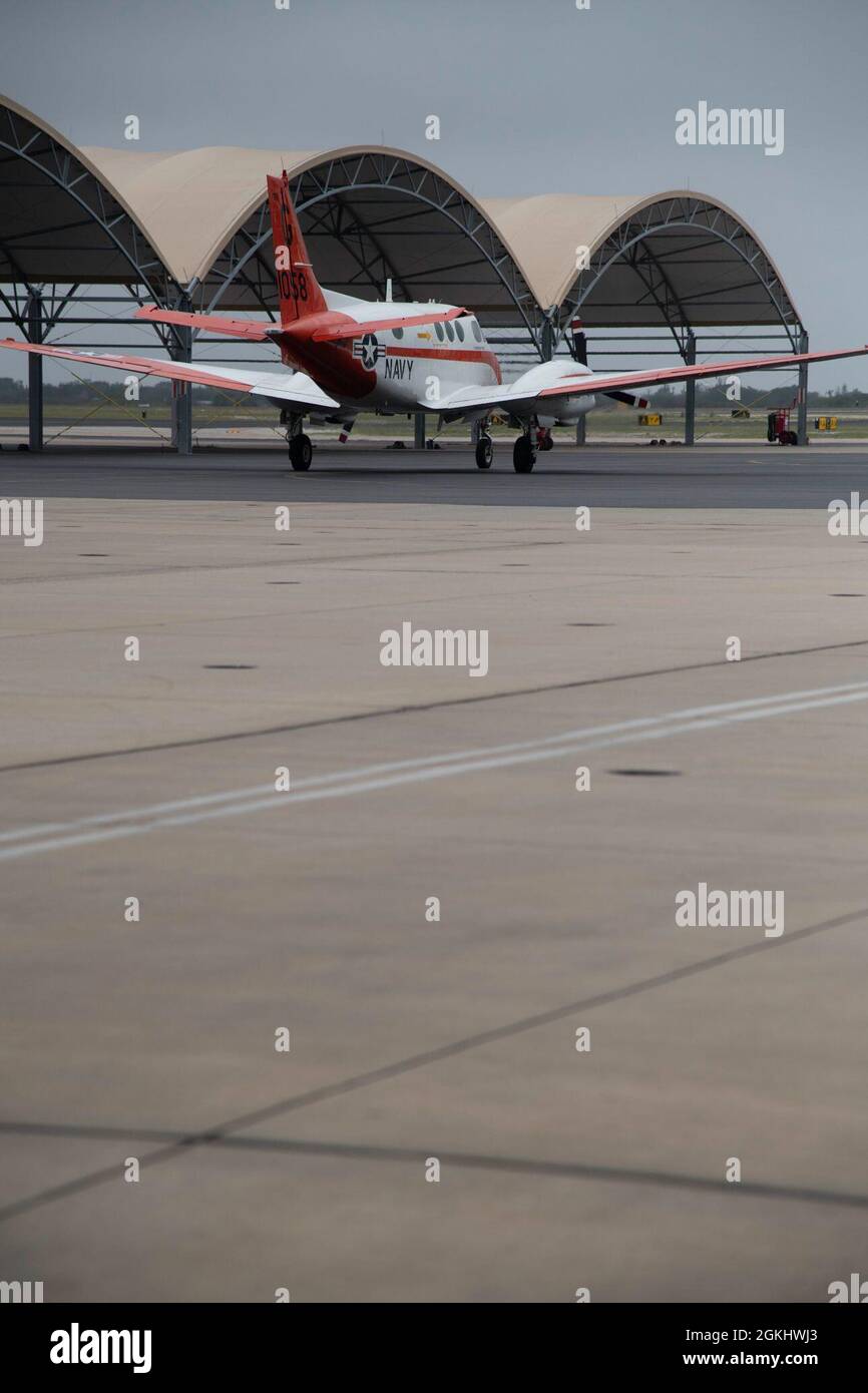 CORPUS CHRISTI, Texas (April 27, 2021) An instructor pilot and a ...