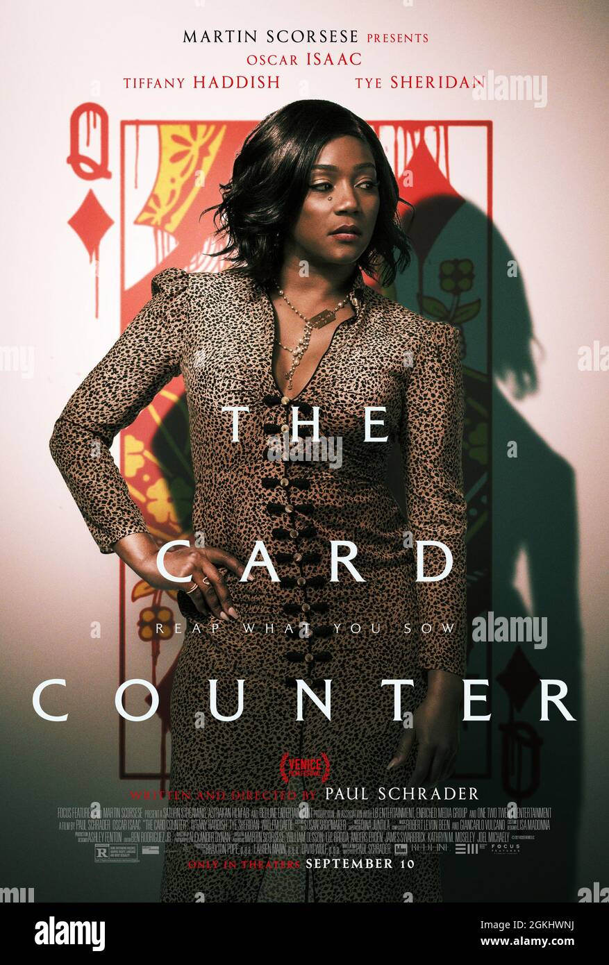 RELEASE DATE: September 10, 2021 TITLE: The Card Counter STUDIO: Focus ...