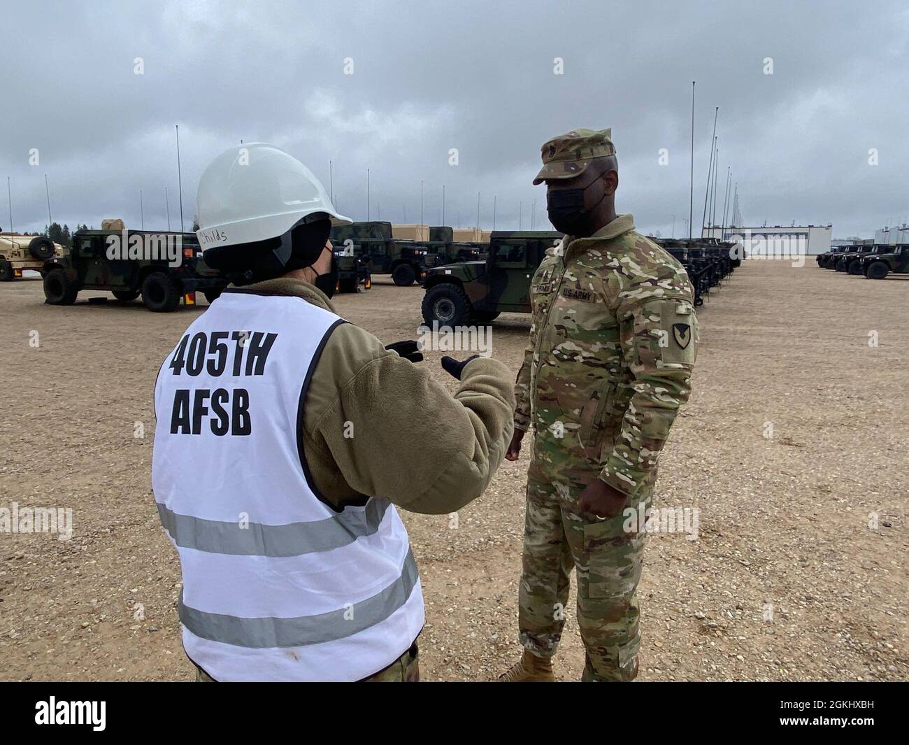 Army Maj. Sherry Childs, the Army Field Support Battalion-Benelux ...