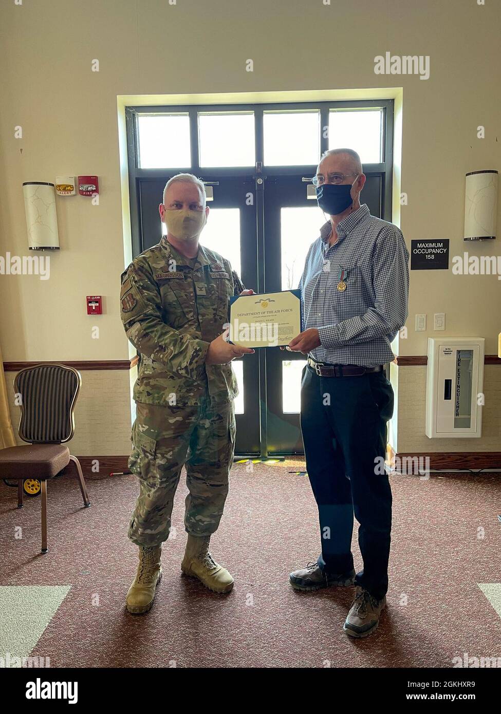Col. Carl Magnusson, 914th Air Refueling Wing commander, poses for a ...