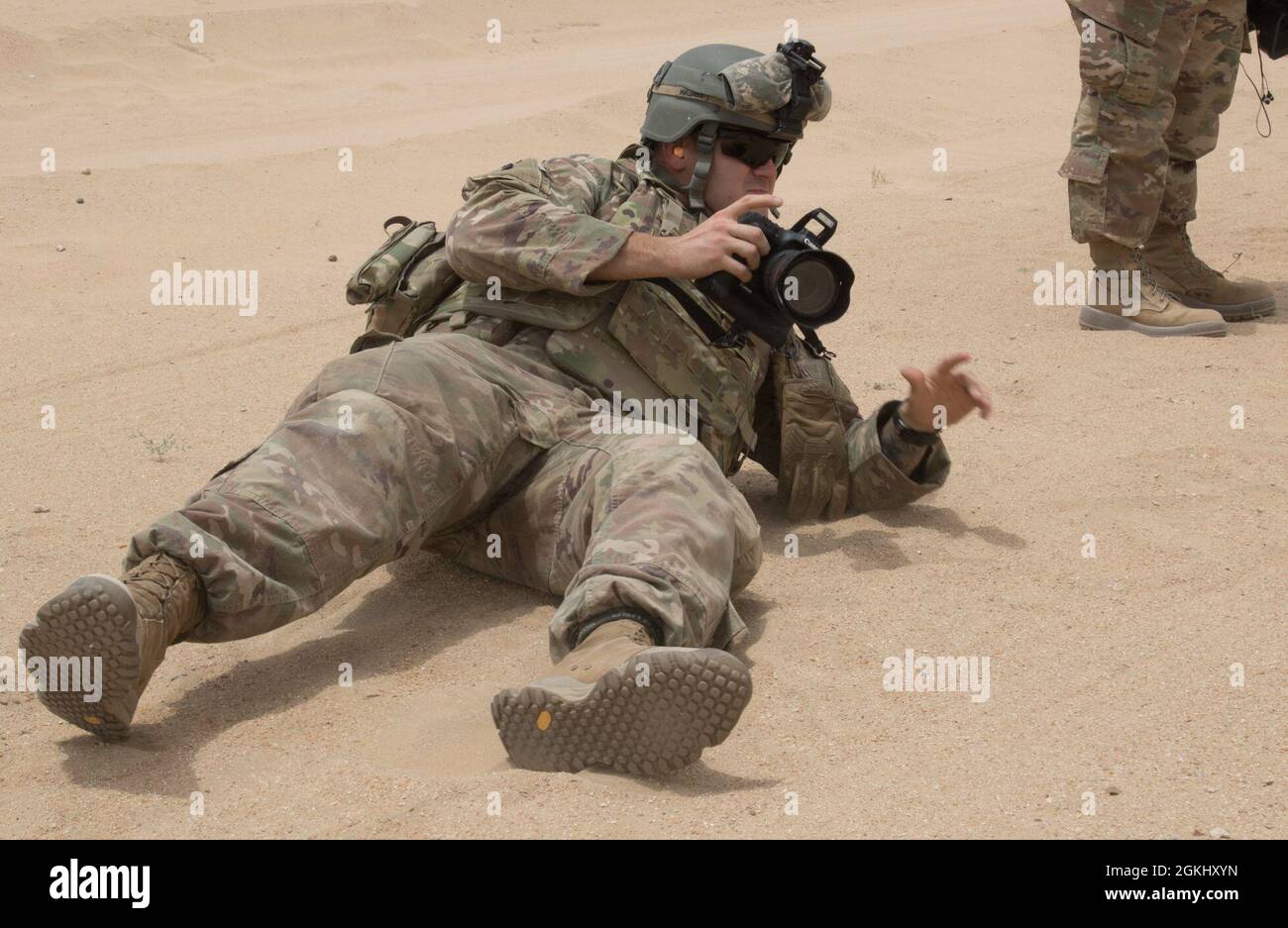 Spc. Christian Walker, a mechanic with 36th Infantry Division, Task ...