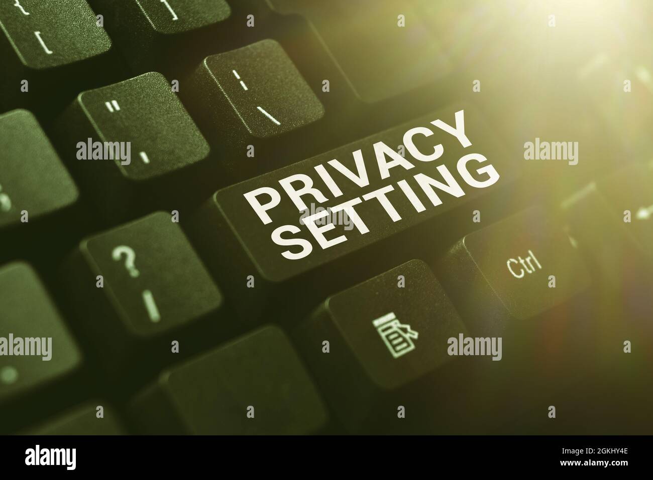 Handwriting text Privacy Setting. Conceptual photo limit the access of ...