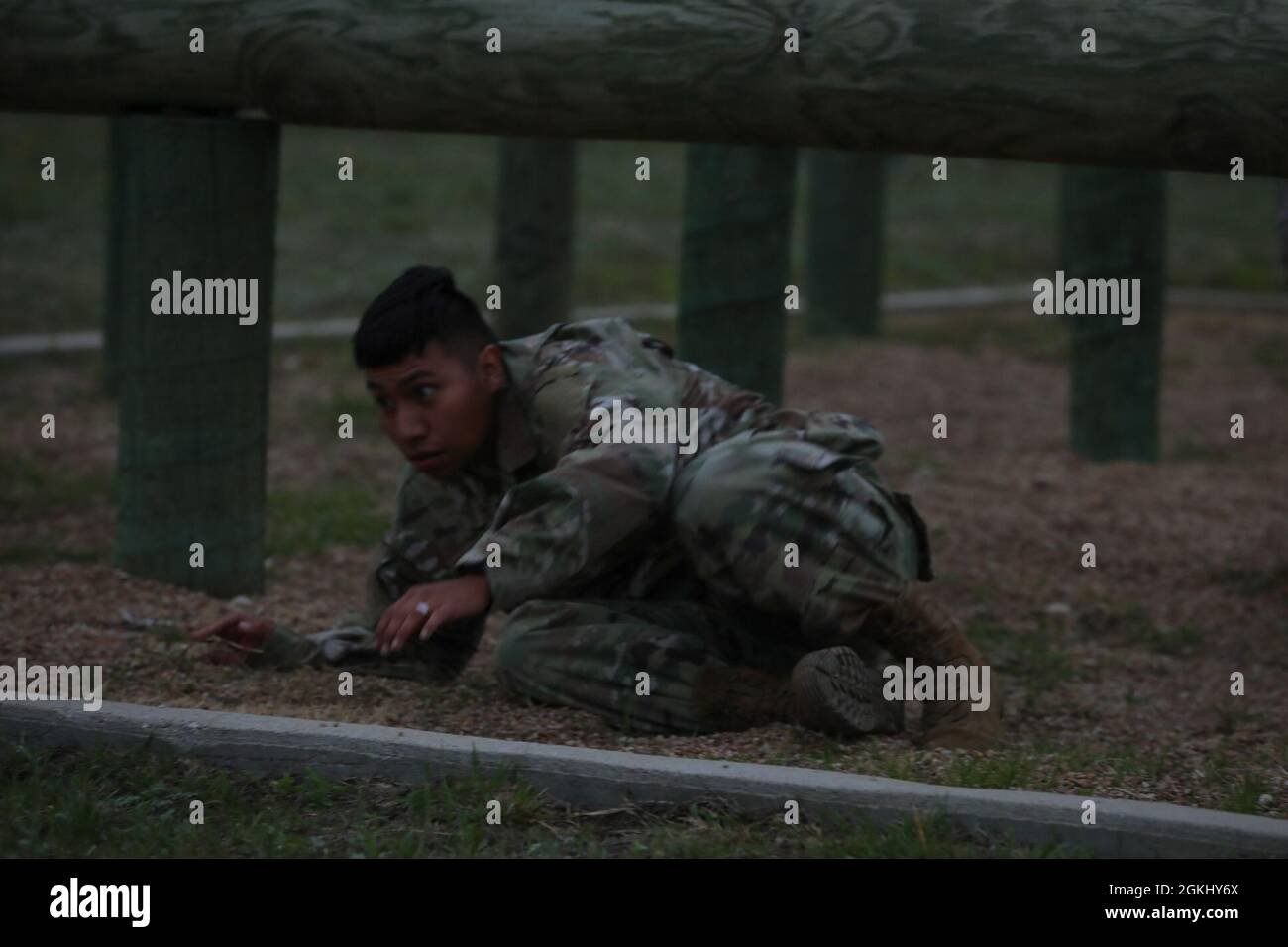 A Soldier with 303rd Military Intelligence Battalion participates in ...