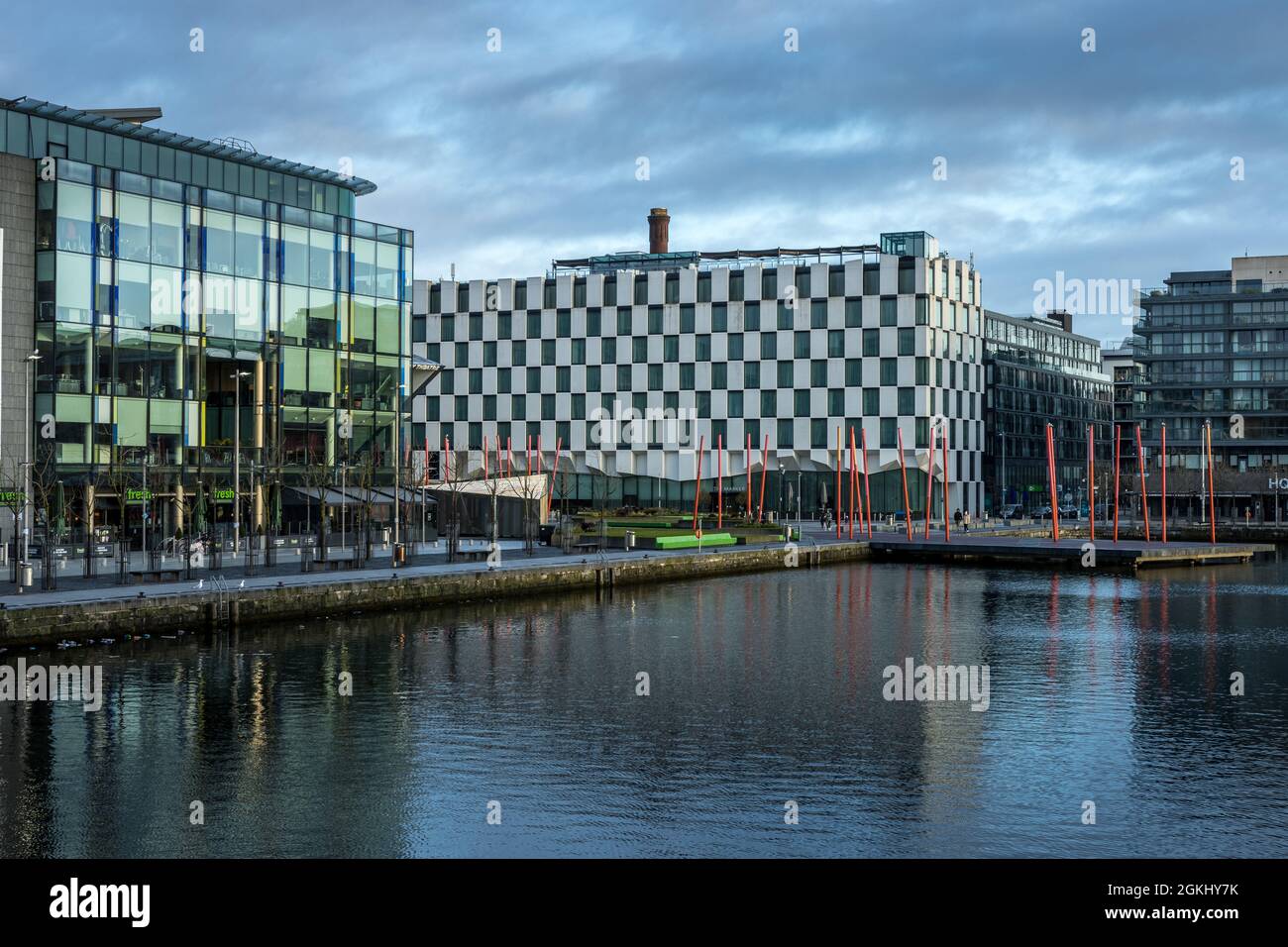 DUBLIN, IRELAND - Mar 15, 2021: A beautiful view of historic buildings ...