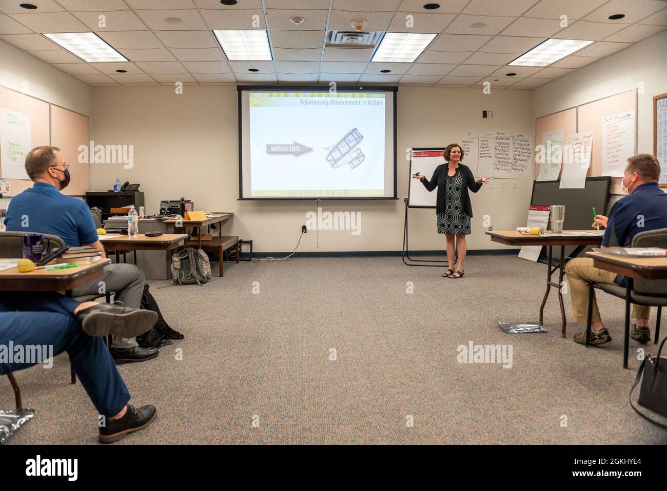 U.S. Air Force Senior Master Sgt. Mindi Anderson, the human resource ...