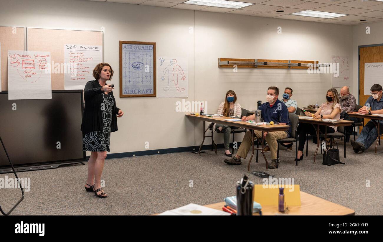 U.S. Air Force Senior Master Sgt. Mindi Anderson, the human resource ...