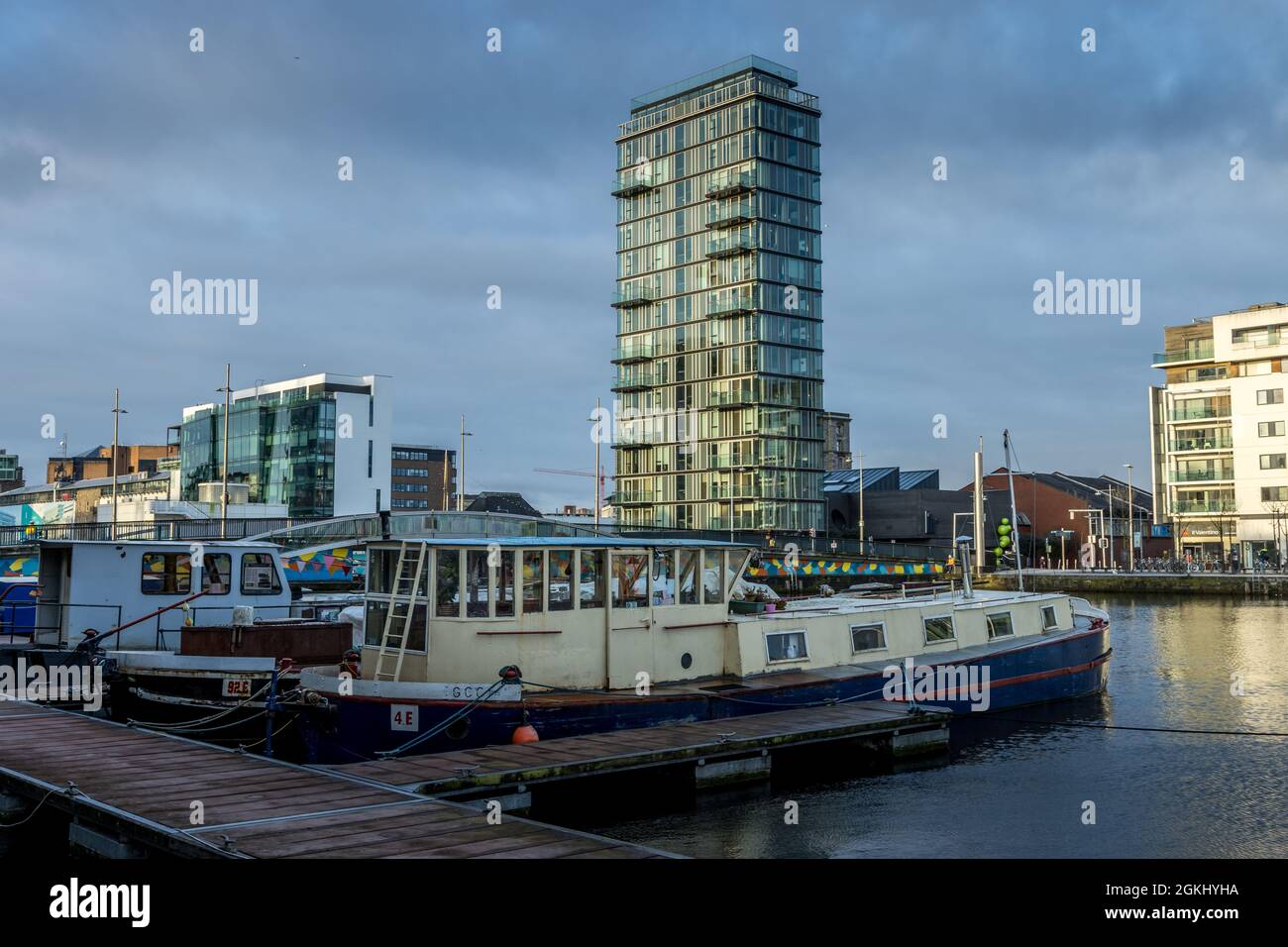 DUBLIN, IRELAND - Mar 15, 2021: A beautiful view of historic buildings ...