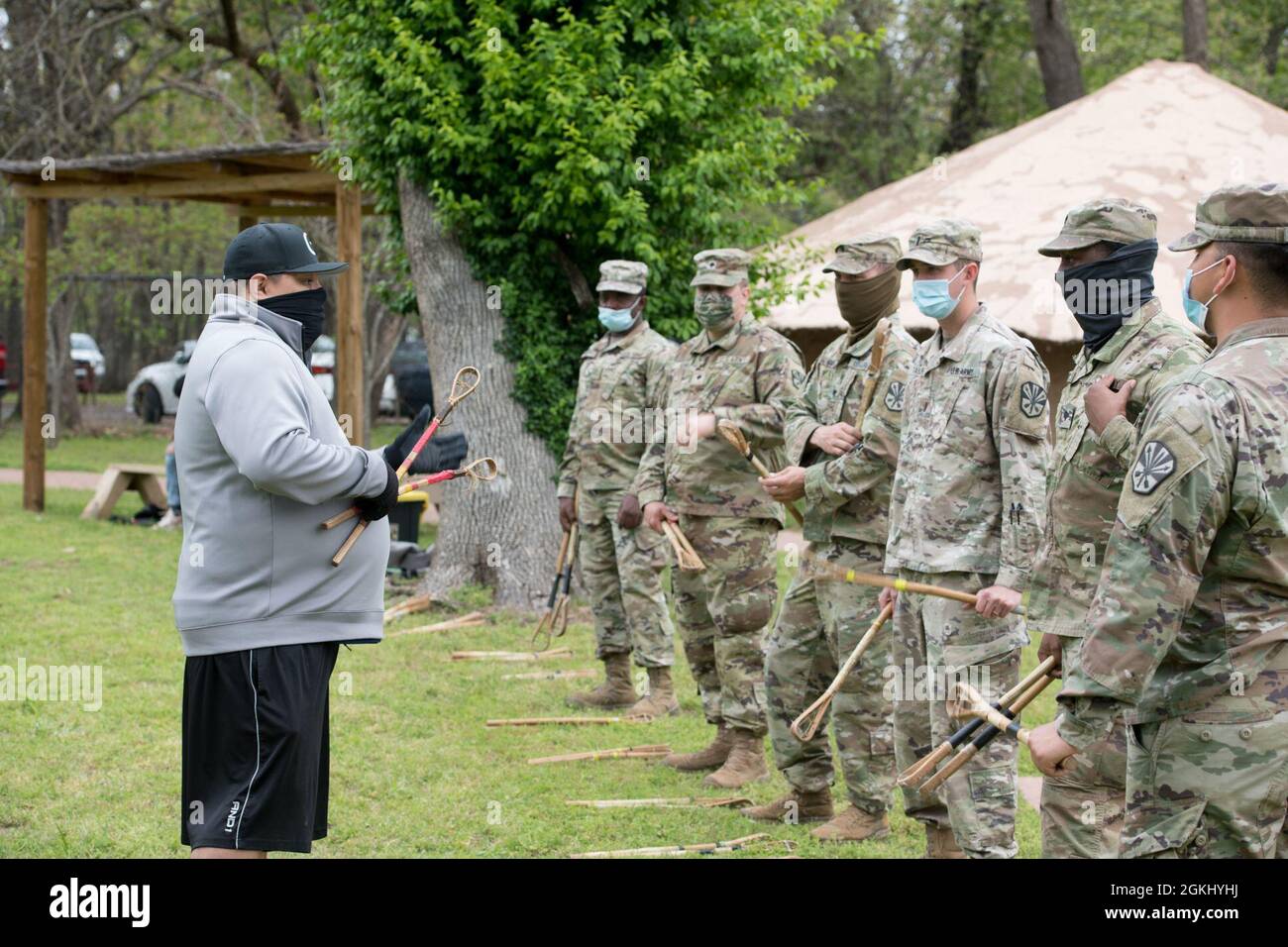 Soldiers assigned to the 253rd Engineering Battalion, 158th Maneuver ...