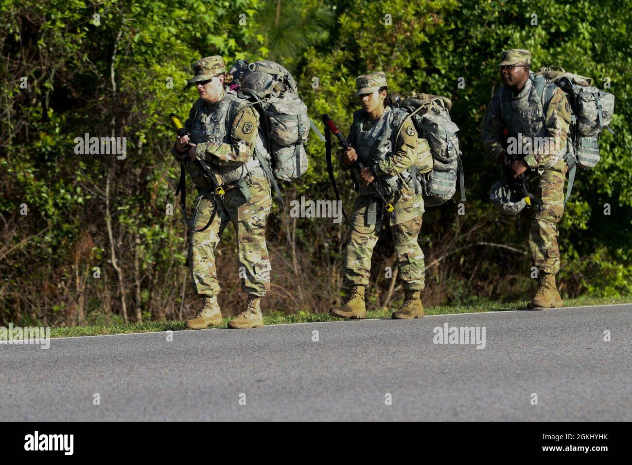 Capt. Harrison Sarpong; 1st Sgt. Melissa Elam and Pfc. Lourdes Moreno ...