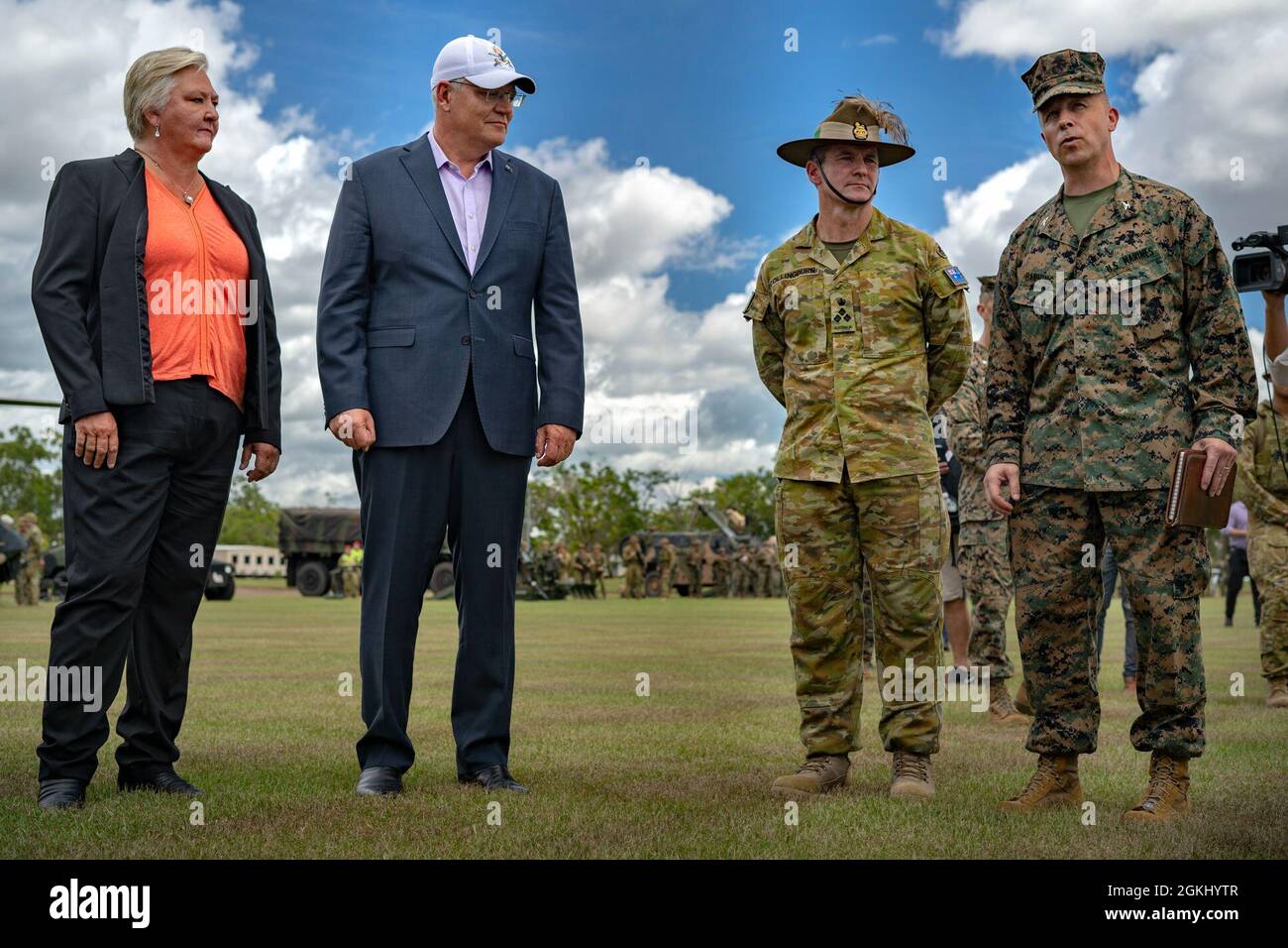 From left to right, the Honorable, Sam McMahon, Senator of the Northern ...