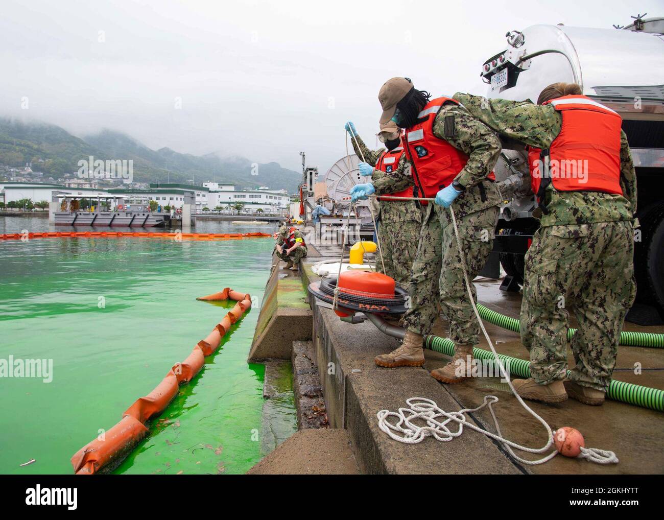 SASEBO, Japan (April 28, 2021) – Sailors assigned to Commander, Fleet ...