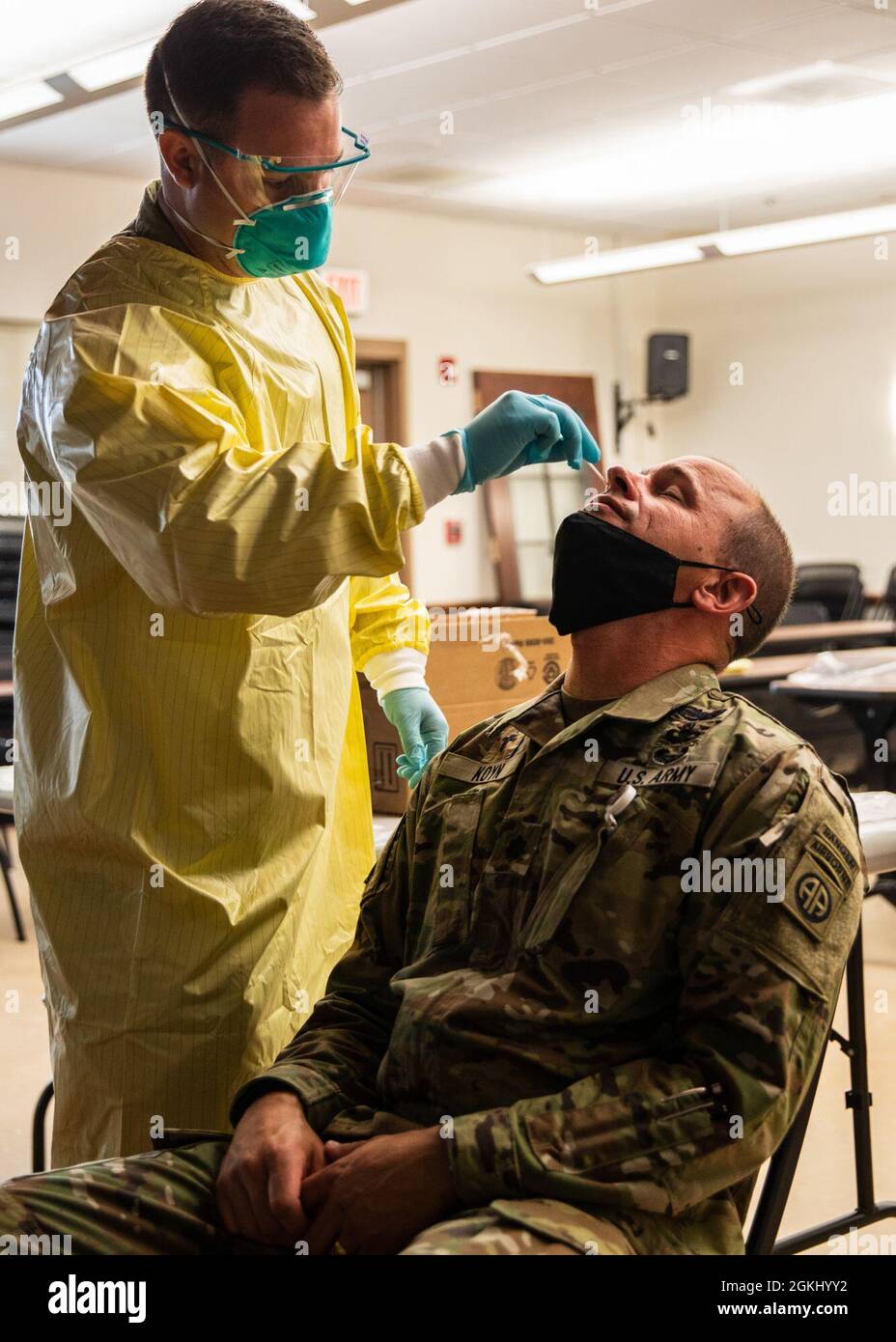 Chaplain (Lt. Col.) Brian Koyn, the 82nd Airborne Division chaplain ...