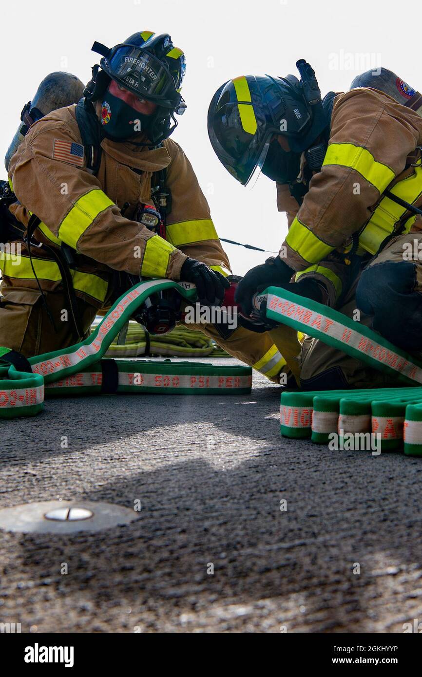 NAVAL STATION ROTA, Spain (April 28, 2021) Firefighters attached to ...