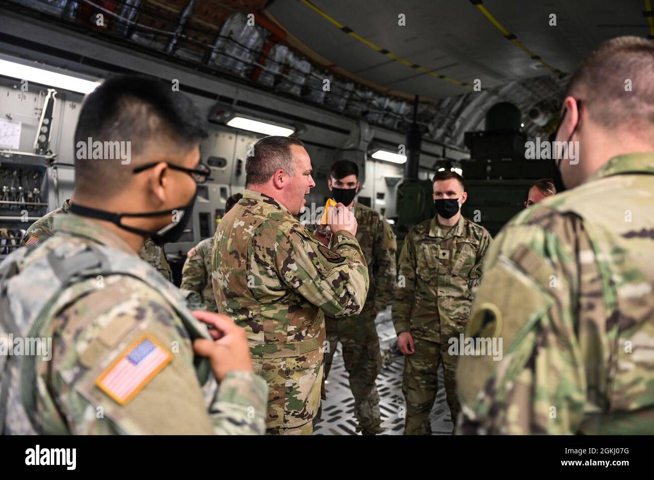 U.S. Air Force Master Sgt. Cole Rehse, 8th Airlift Squadron loadmaster ...