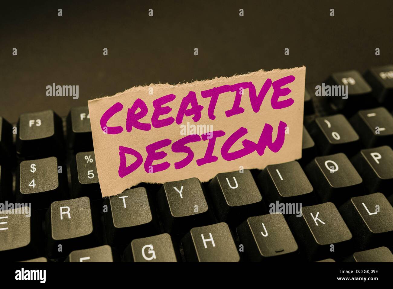 Hand writing sign Creative Design. Conceptual photo subset of visual ...