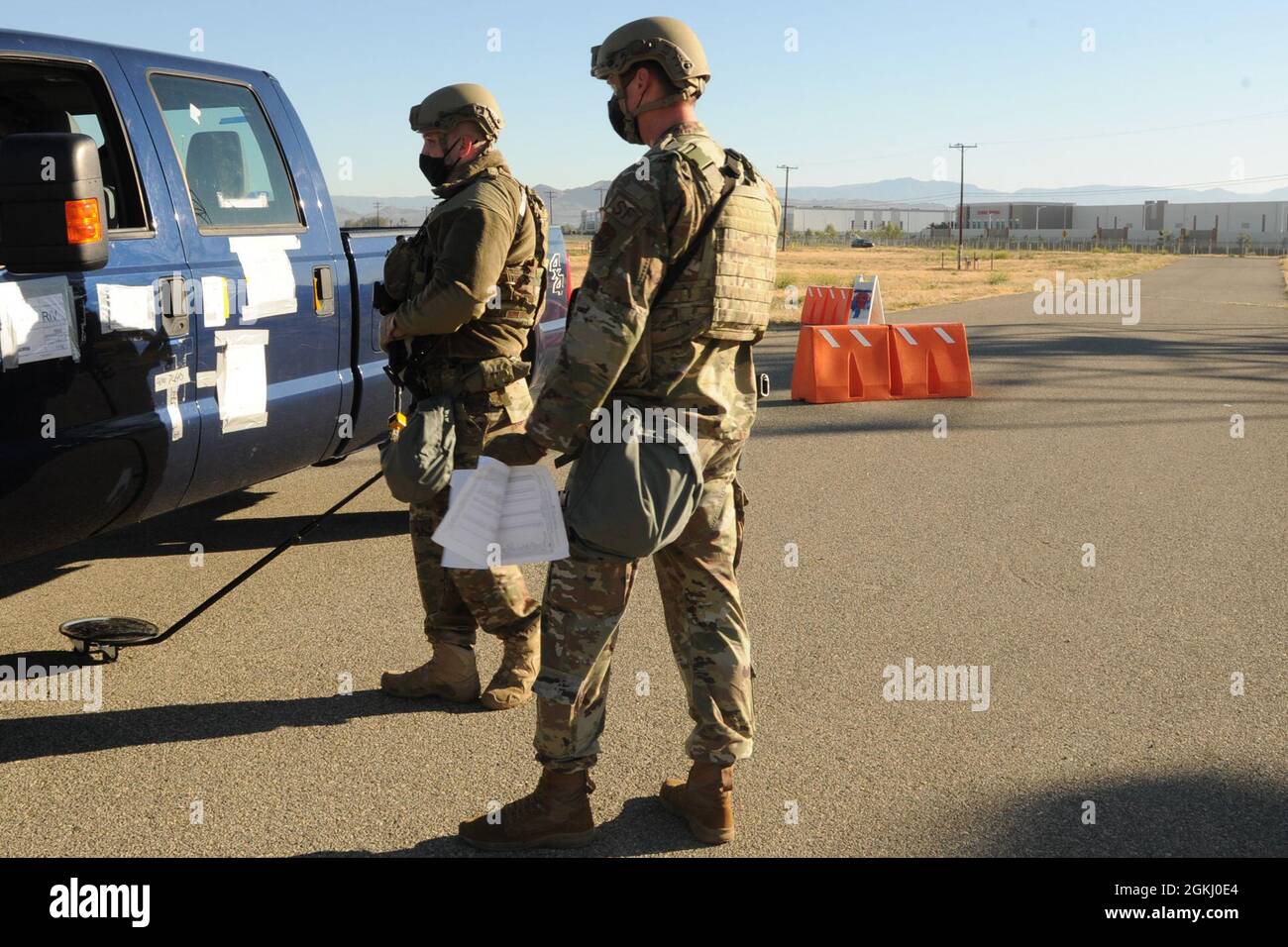 Staff Sgt. Riley Jorgensen, (Left) and Staff Sgt. Mark Angel, (Right ...