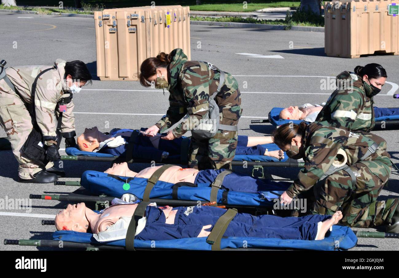 Members of the 349th Medical Squadron and the 752nd Medical Squadron ...