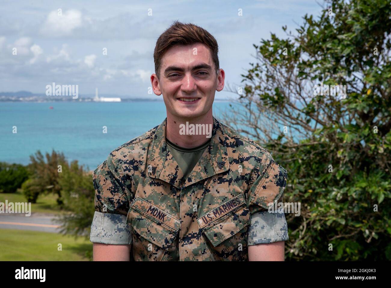 U.S. Marine Corps Cpl. Sean M. Monk, a systems engineer with Marine ...