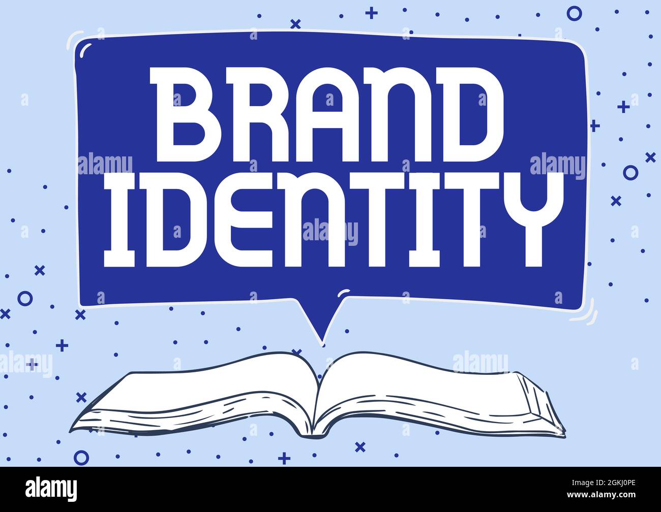 Hand writing sign Brand Identity. Business approach visible elements of ...