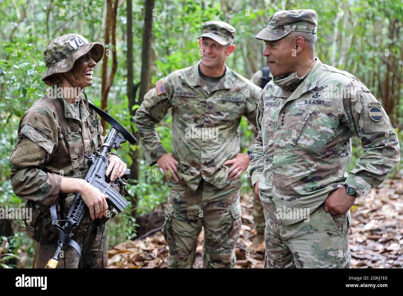U.S. Army Gen. Michael X. Garrett, commanding general of United States ...