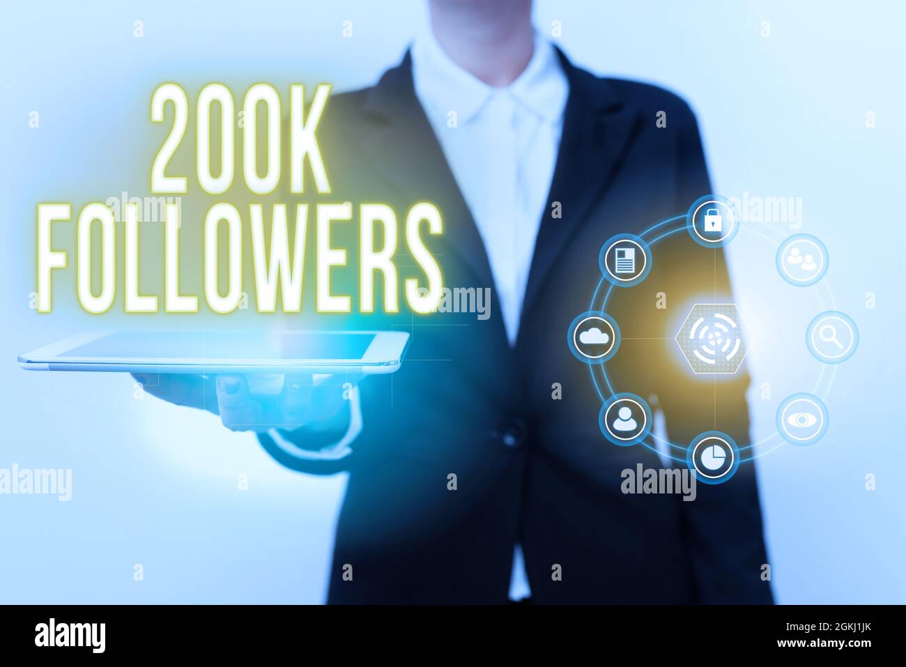 Conceptual display 200K Followers. Business approach number of ... Conceptual display 200K Followers. Business approach number of ...