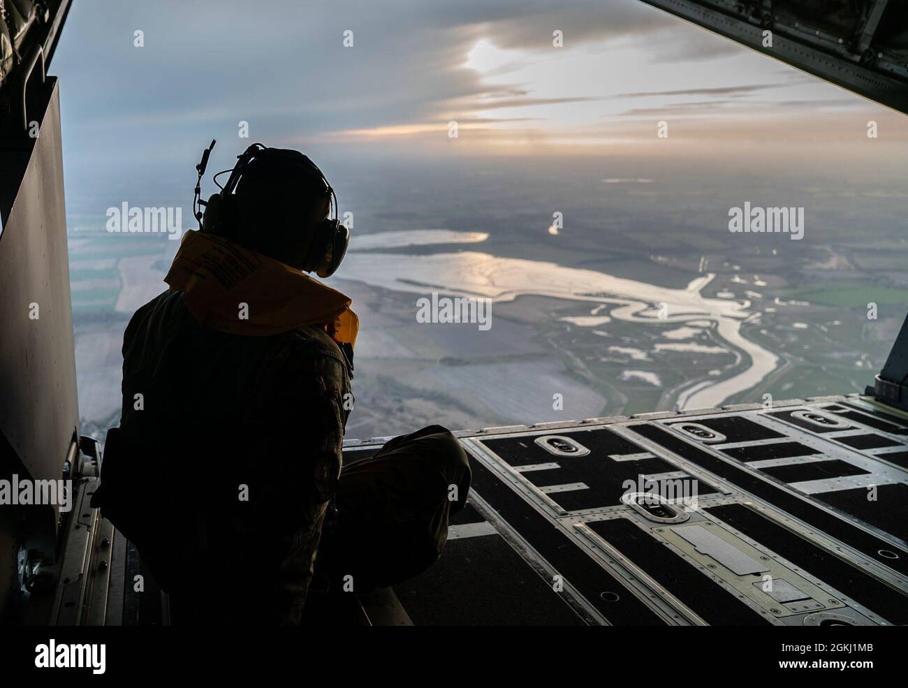 An Airman assigned to the 352nd Special Operations Aircraft Maintenance ...