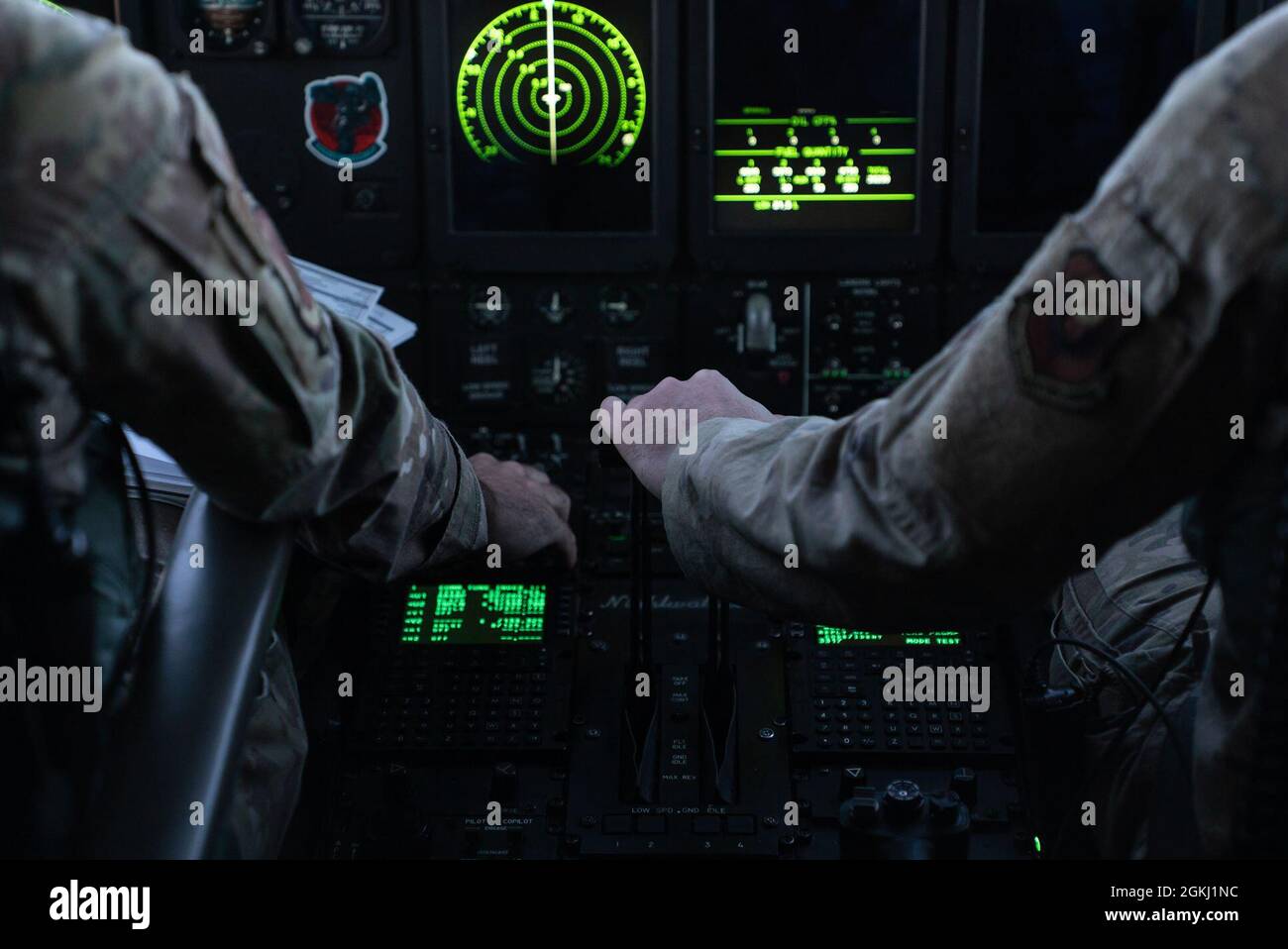 U.S. Air Force pilots assigned to the 67th Special Operations Squadron ...