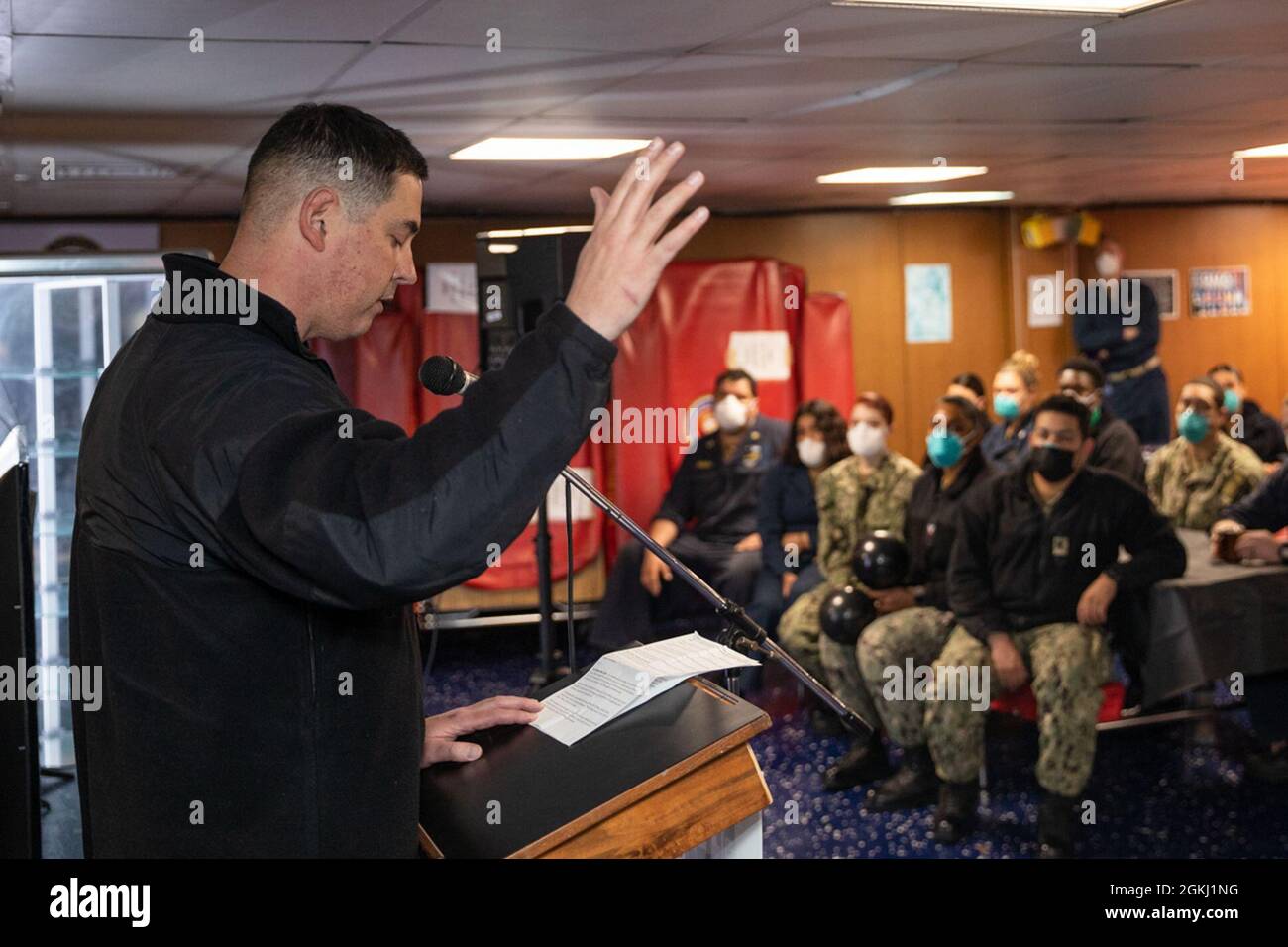 210428-N-MZ836-1023 ATLANTIC OCEAN (April 28, 2021) Capt. Neil ...