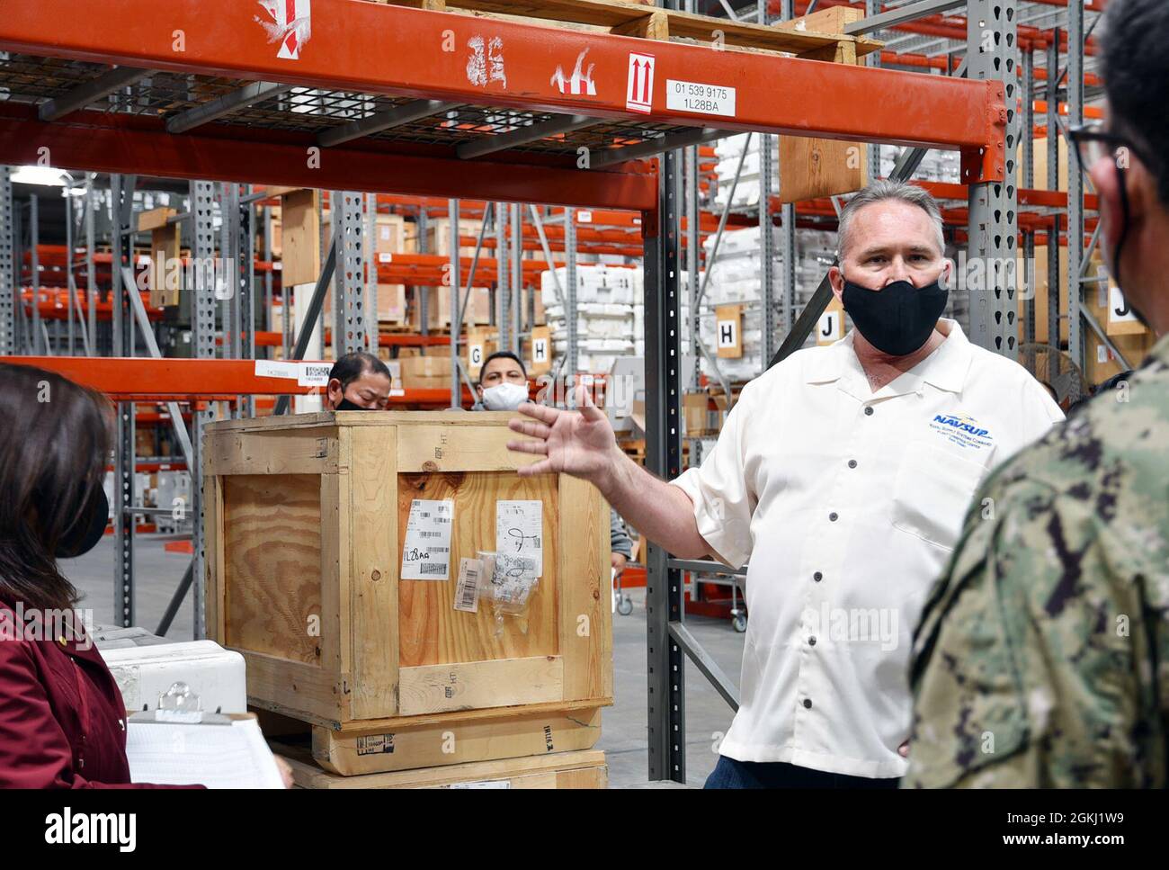 David Schmidt, Aviation Supply Department Pack Up Kit branch manager ...