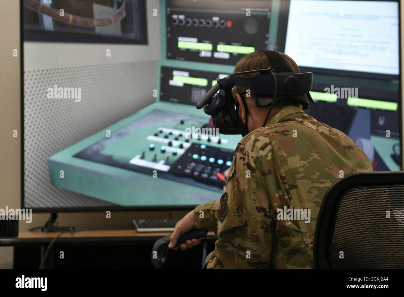 Gen. Tim Ray, the commander of Air Force Global Strike Command, uses ...