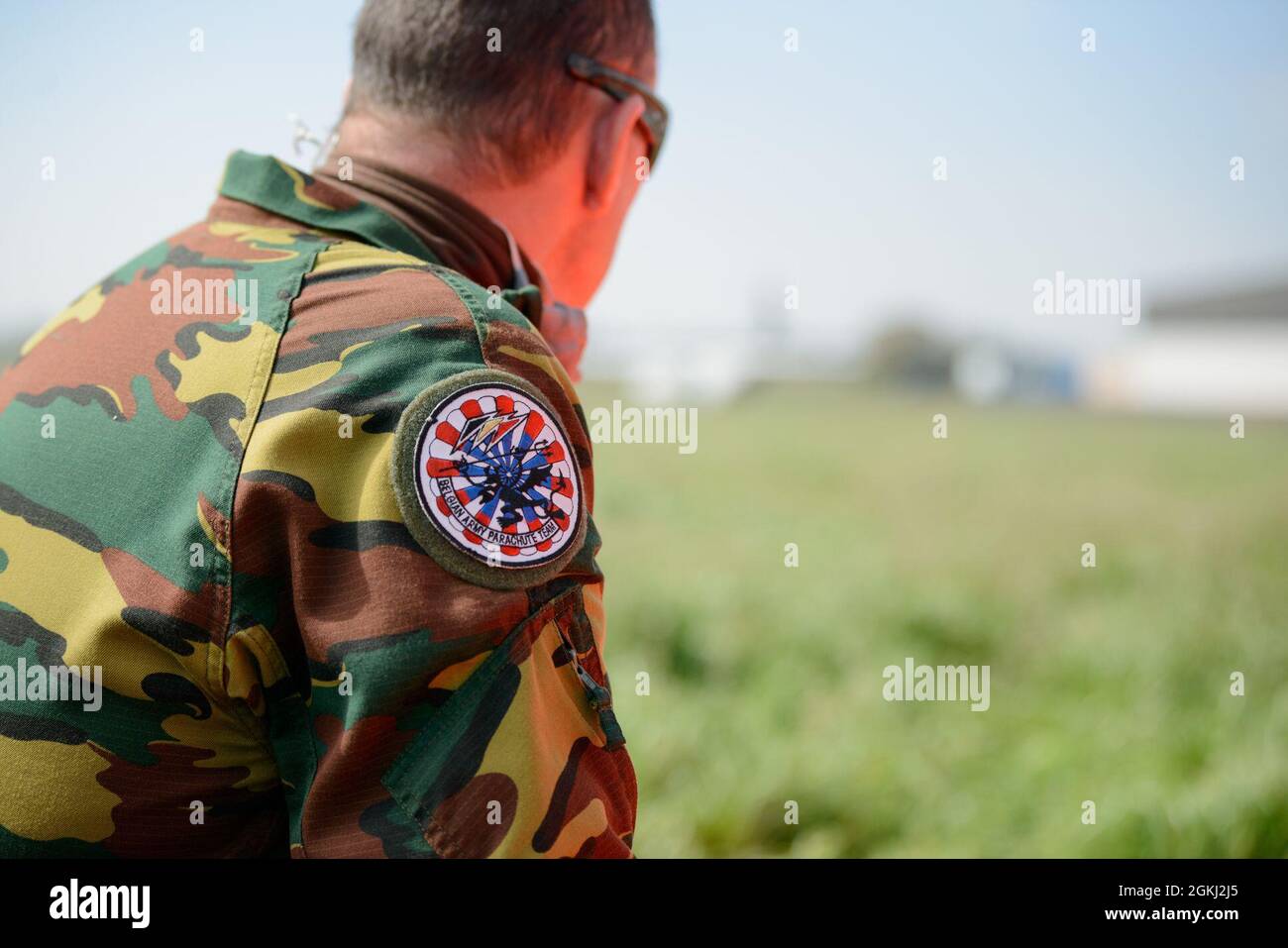 Belgian Army 1st Sgt. Maj. Willy Vets, a dispatcher with the Training ...