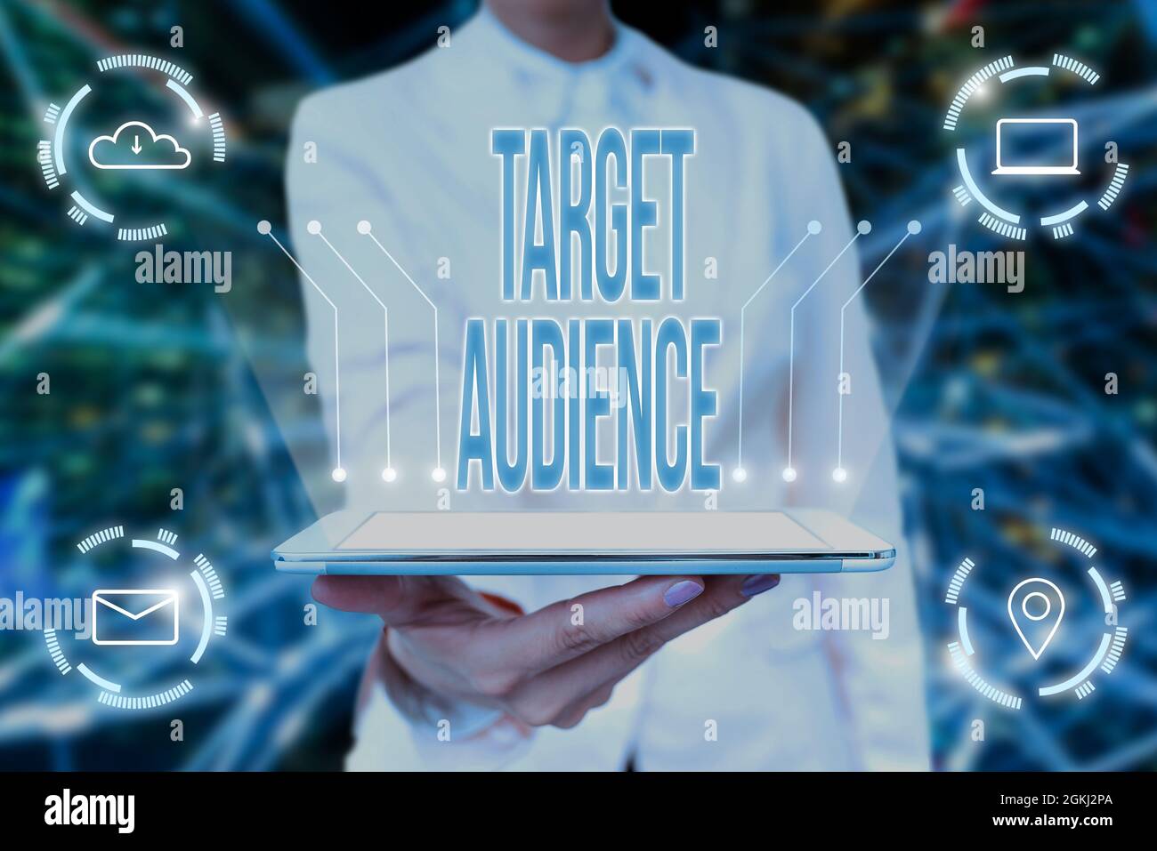 Sign displaying Target Audience. Conceptual photo identified as the ...