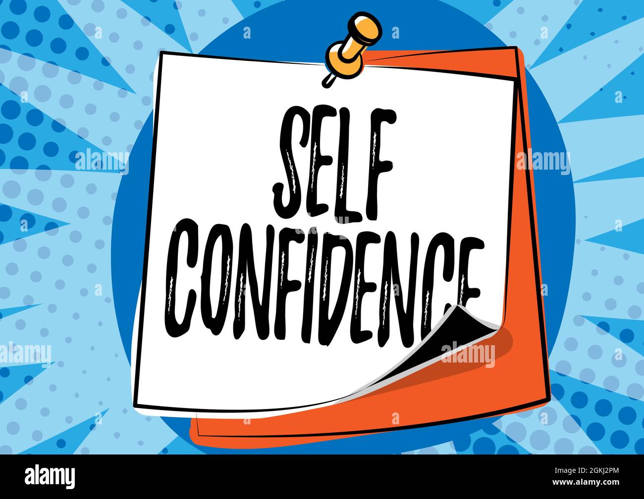 Sign displaying Self Confidence. Word Written on a feeling of trust in ...