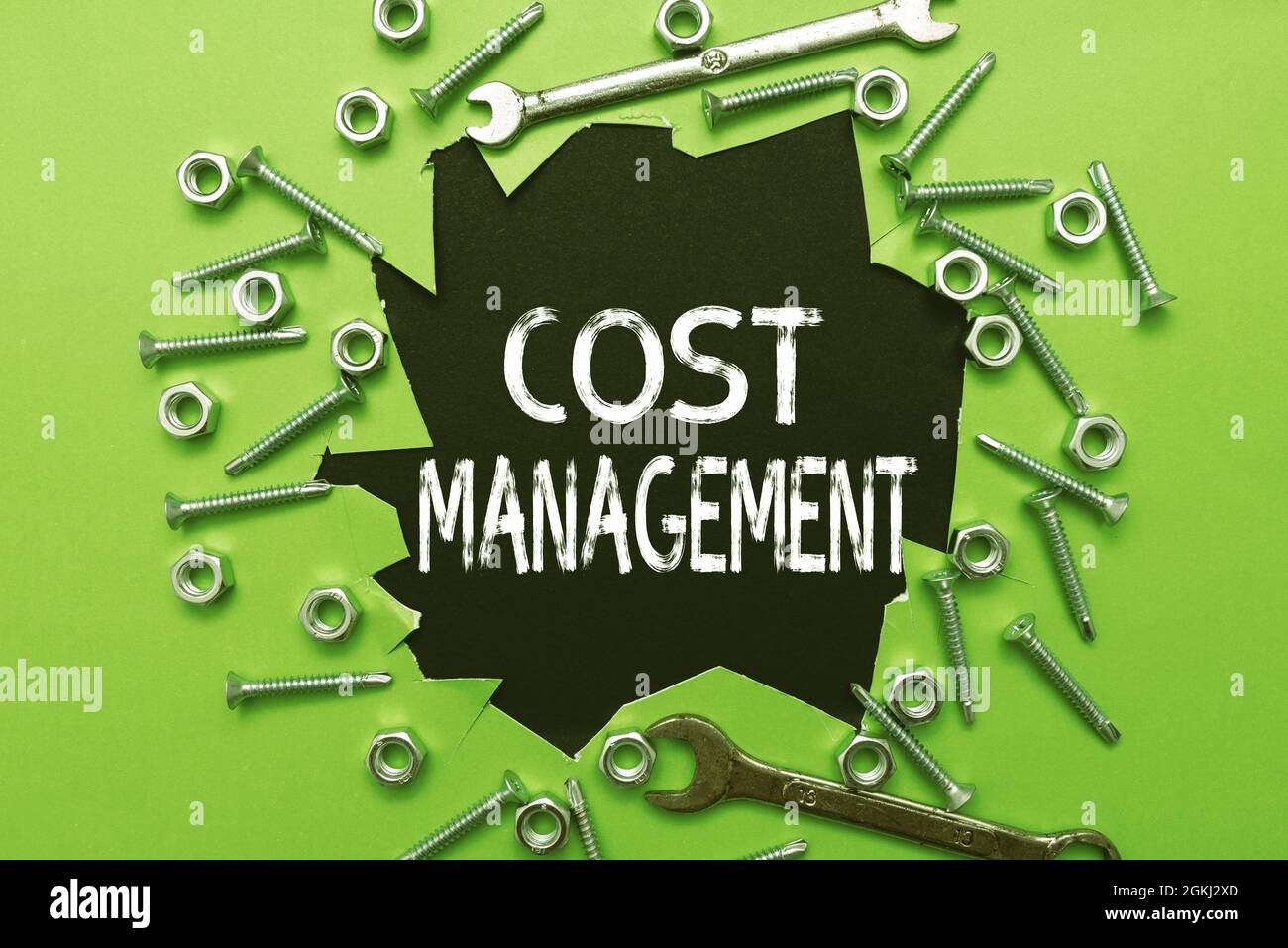 Sign displaying Cost Management. Internet Concept process of planning ...
