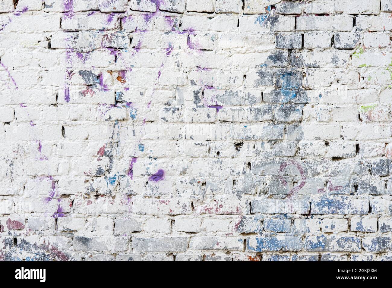 Dirty old brick wall. Texture for background, pattern, wallpaper or ...