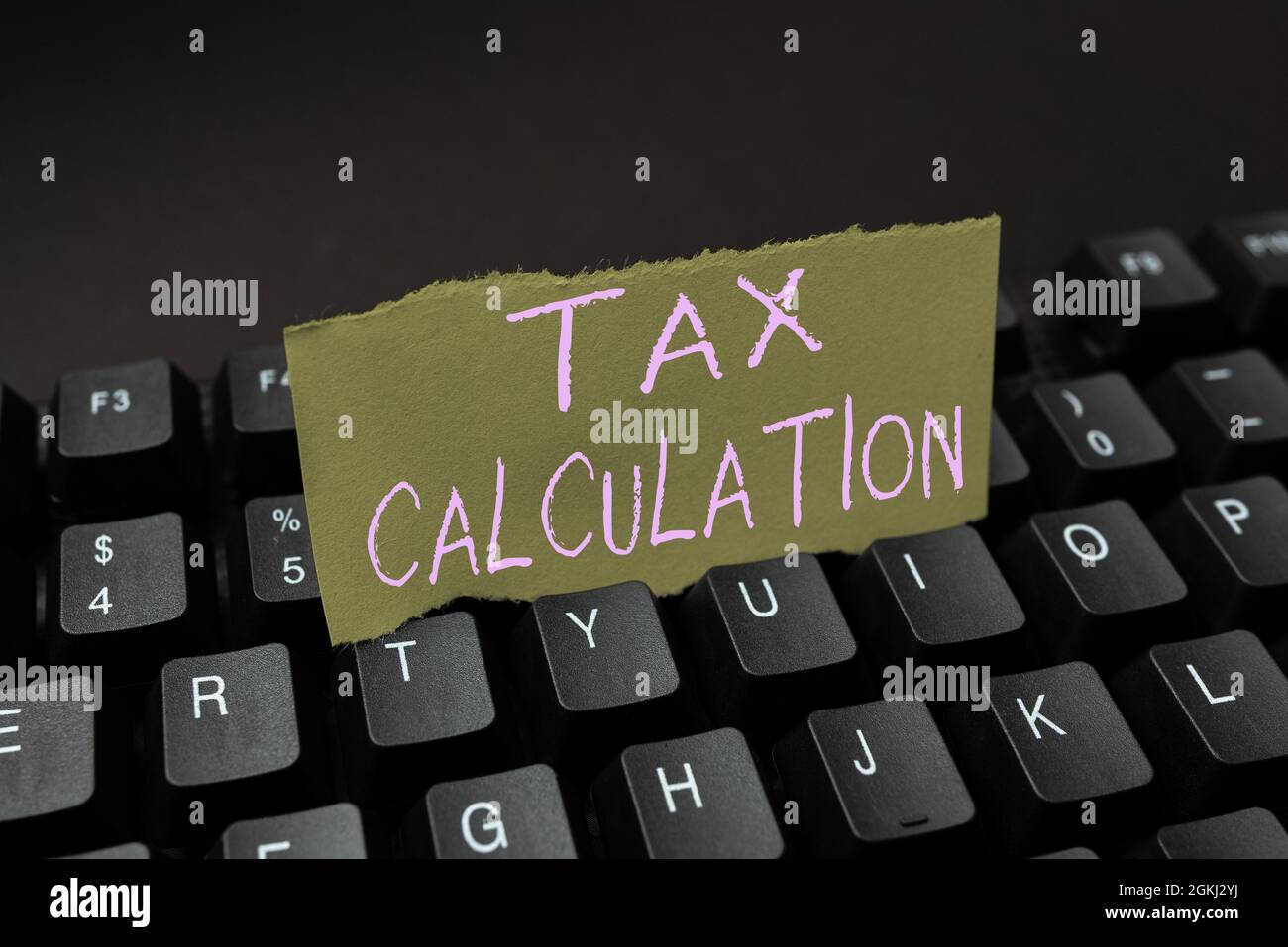 Inspiration showing sign Tax Calculation. Word for an assessment of how ...