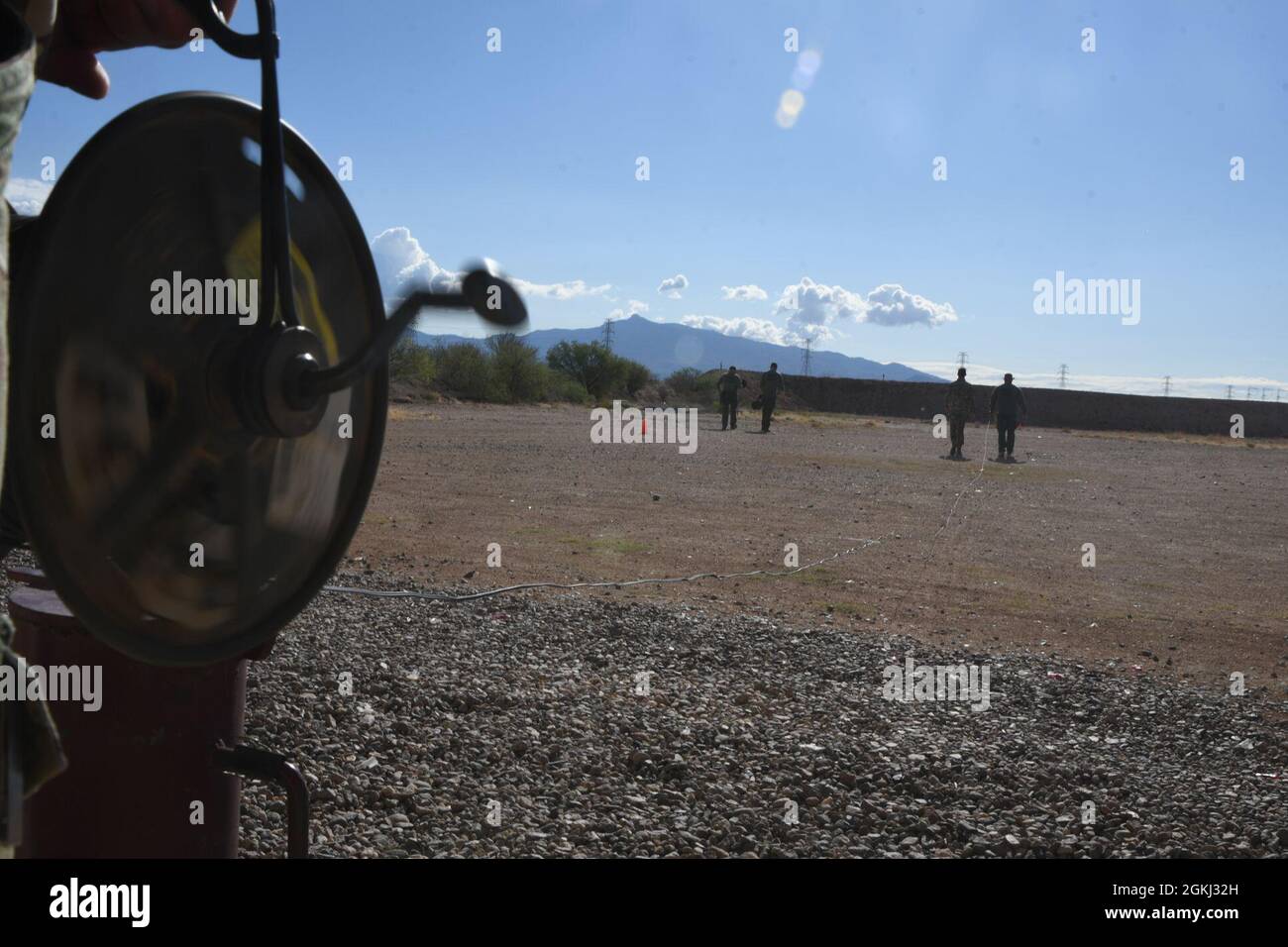 The 355th Civil Engineer Squadron Explosive Ordnance Disposal members ...