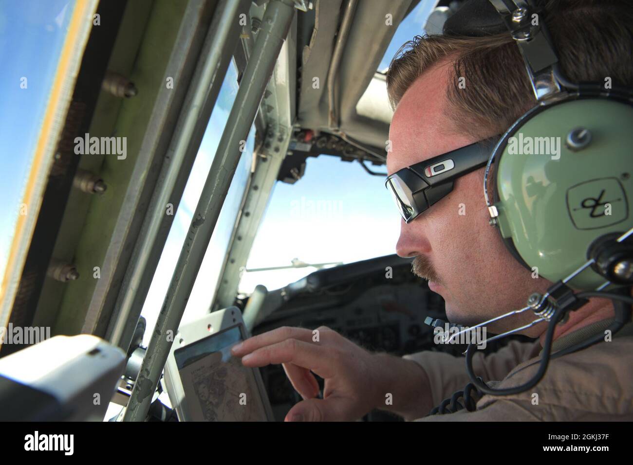U.S. Air Force Maj. Aaron Shanor, 968th Expeditionary Airborne Air ...